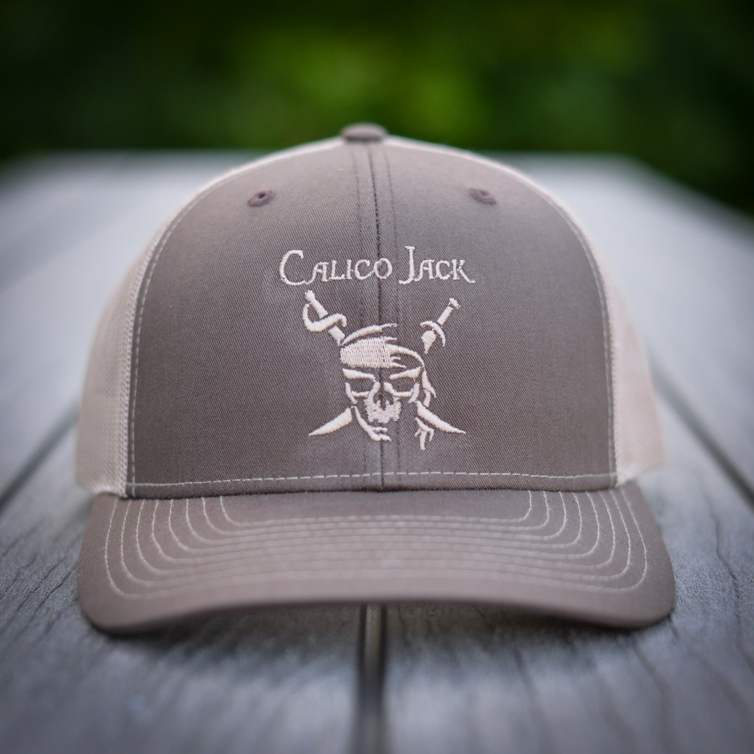 Calico Jack Logo Hat - Chocolate & Birch – Blackbeard Spice Company